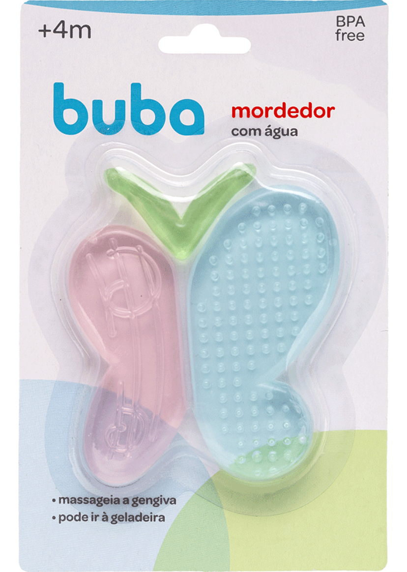 Mordedor com água Borboleta BUBA - Lala Kids Importados