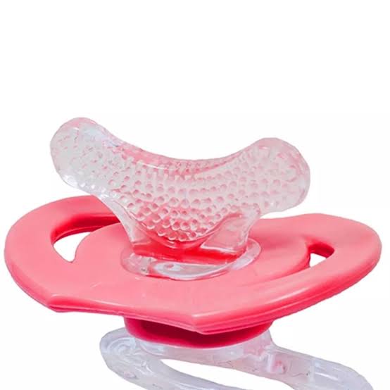 Mordedor massageador de gengiva rosa BUBA - Lala Kids Importados