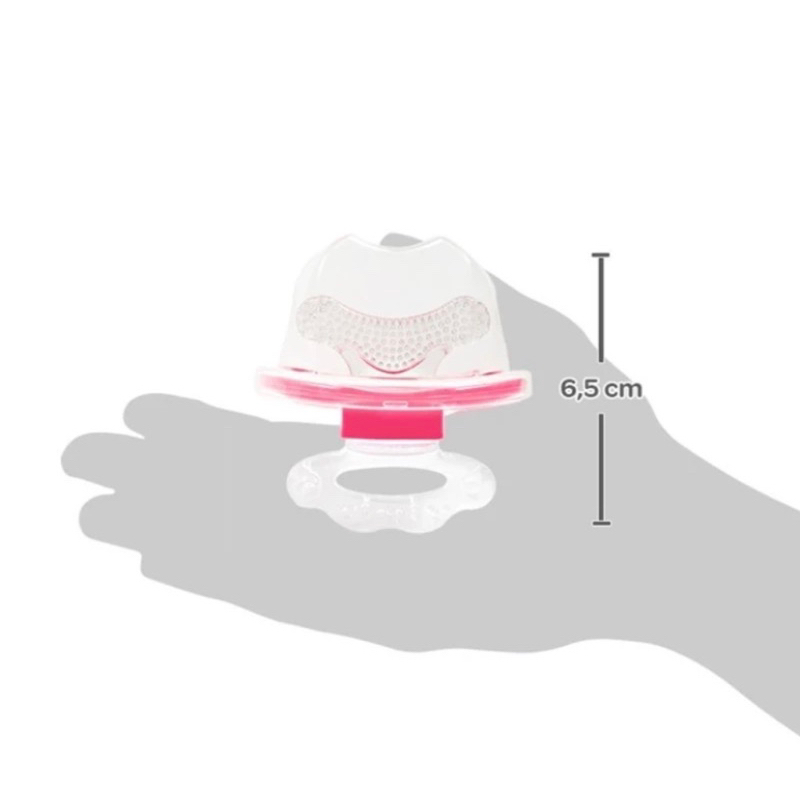 Mordedor massageador de gengiva rosa BUBA - Lala Kids Importados